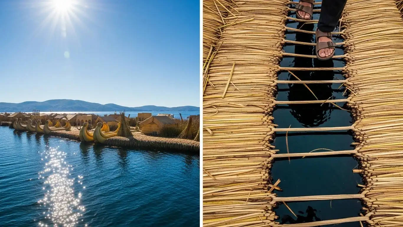 People Live on Floating Islands Peru – Wait Till You Step On One